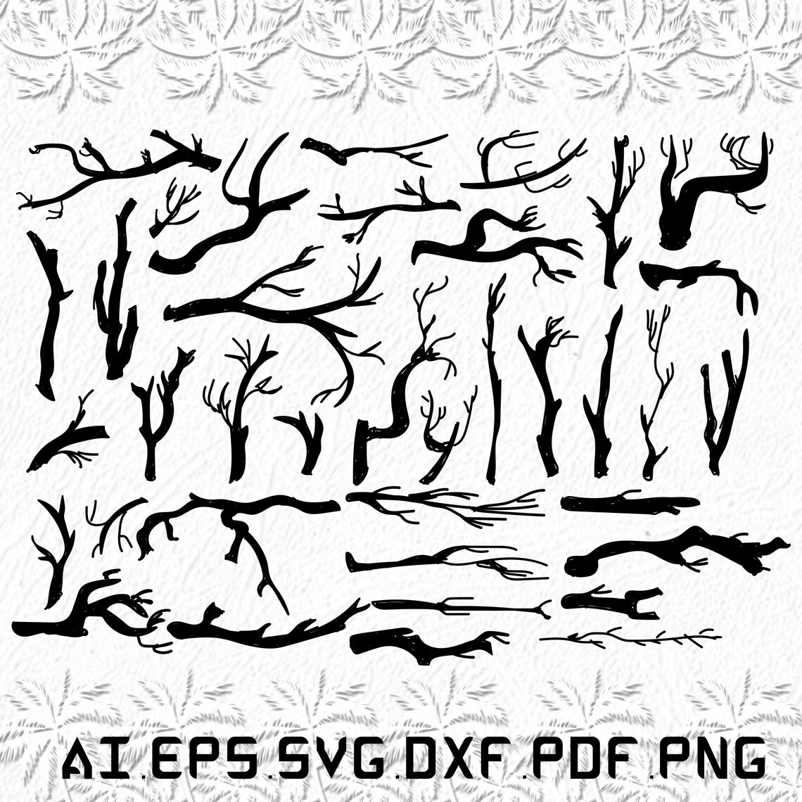 Branches Svg, Brancheses Svg, Branch Svg, Tree, Branches, SVG, Ai, Pdf ...