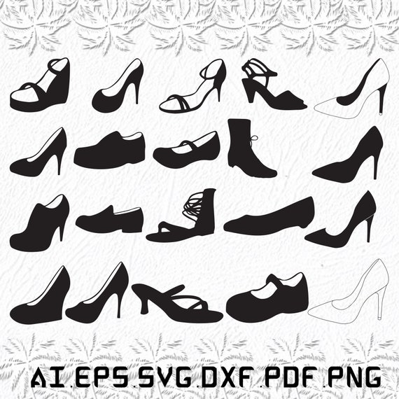 Woman Shoes Svg Woman Shoe Svg Woman Svg Shoes Shoe SVG - Etsy