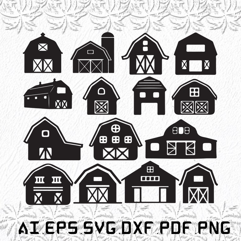 Barn House Svg, Barn Svg, House Svg, Farm, Rural, SVG, Ai, Pdf, Eps ...