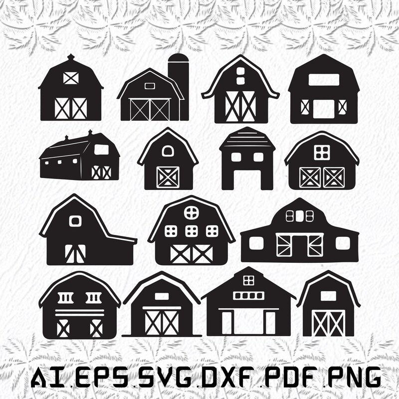 Barn Dxf - Etsy
