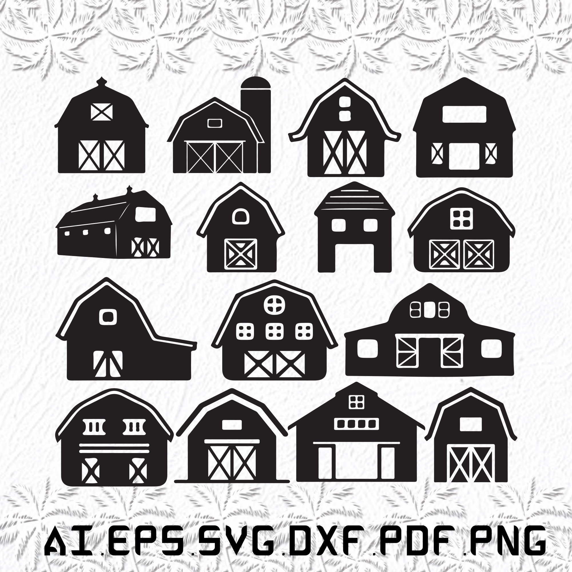 Barn House Svg, Barn Svg, House Svg, Farm, Rural, SVG, Ai, Pdf, Eps ...