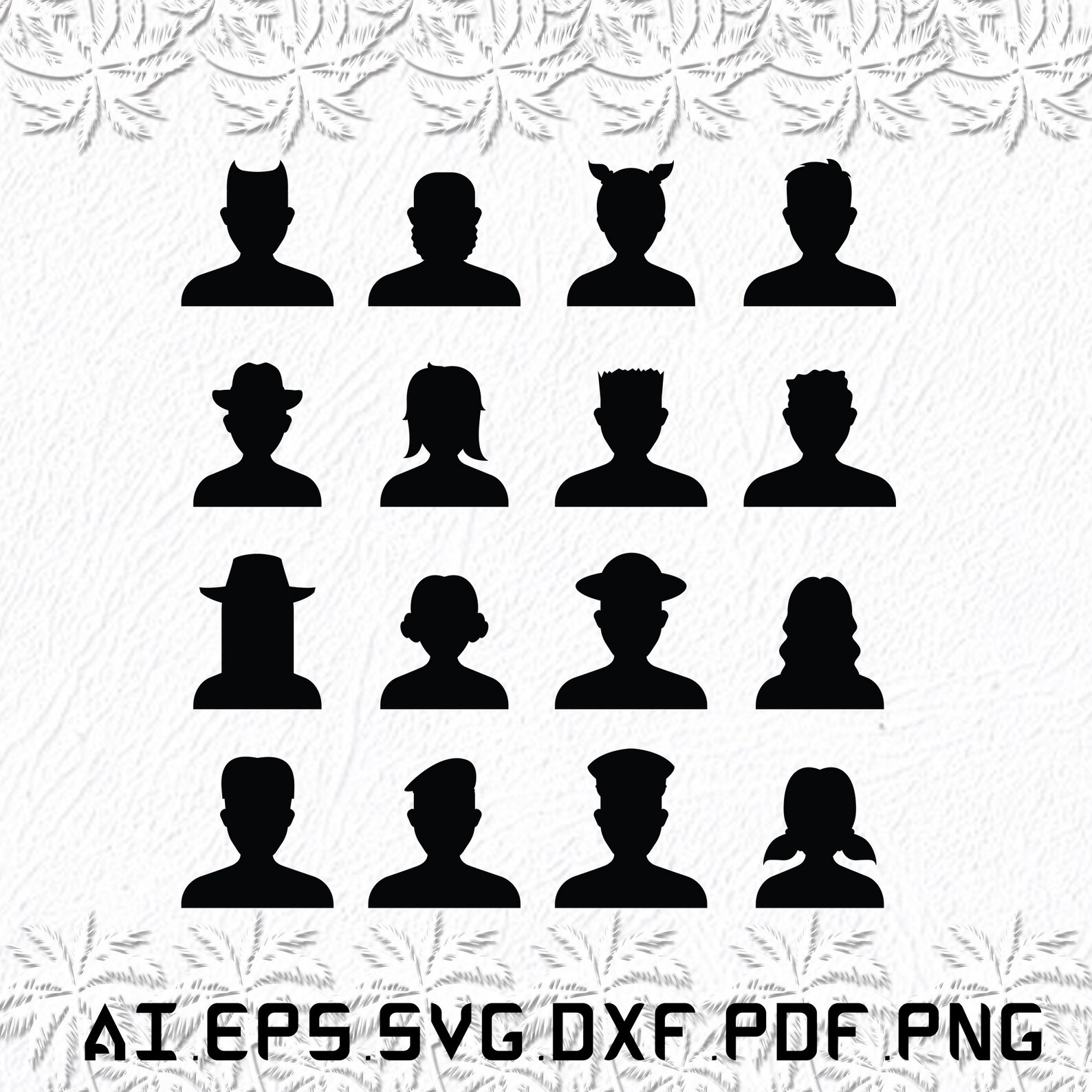 Avatar Svg Avatars Svg Love Svg Movie Profile SVG Ai - Etsy