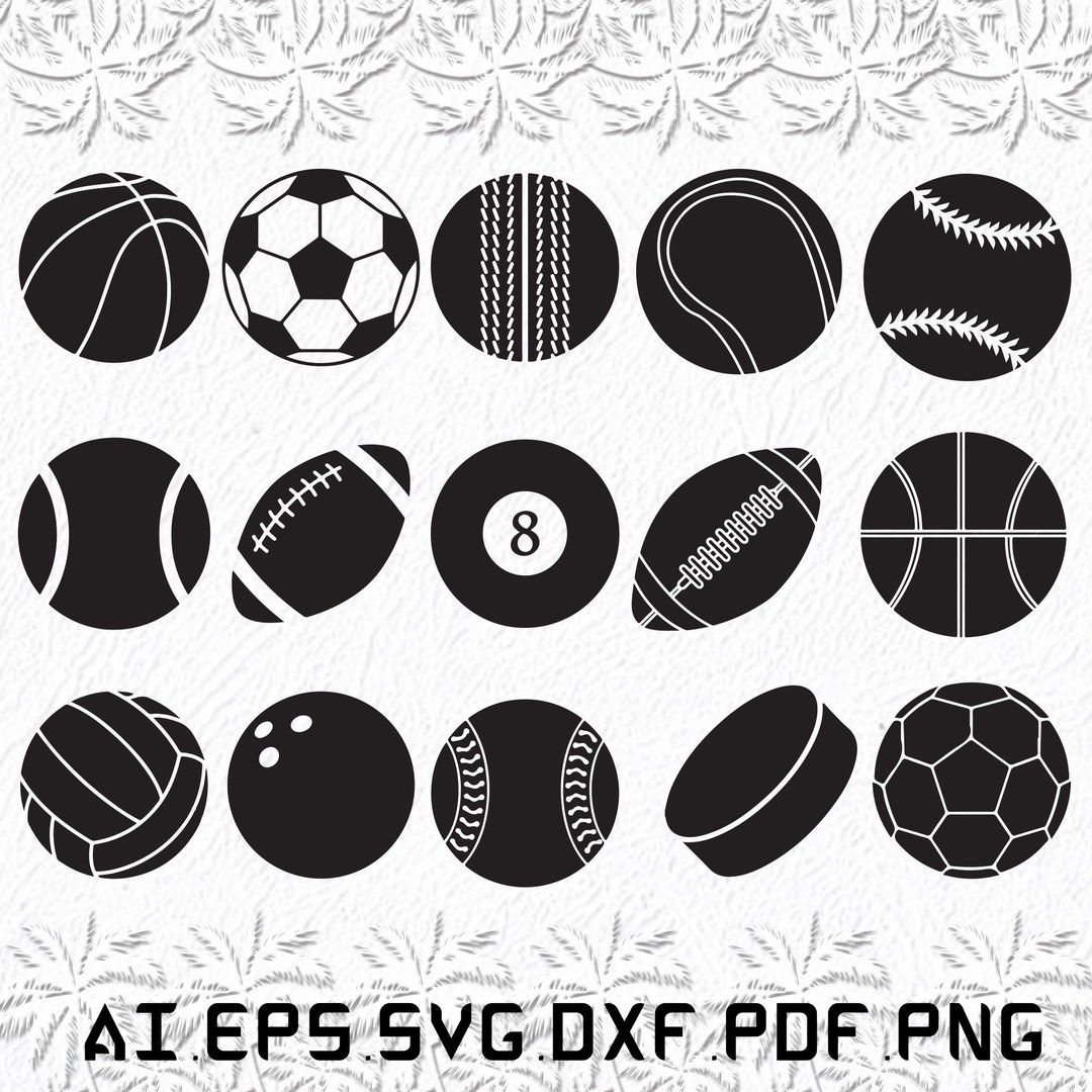 Sports Ball Svg, Sports Balls Svg, Sports Svg, Balls, Ball, SVG, Ai ...