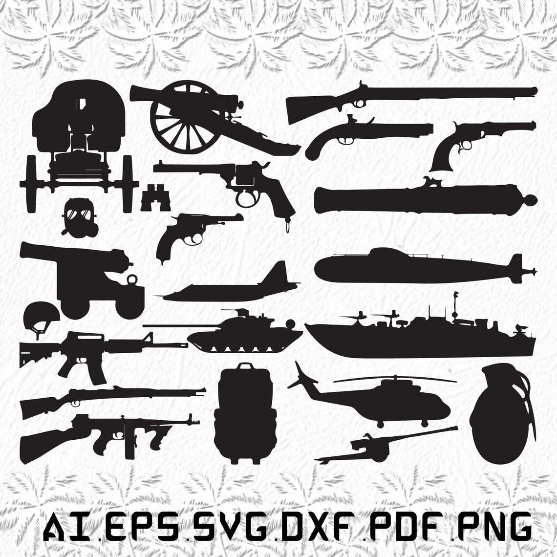 Military Weapons Svg Military Weapon Svg Military Svg - Etsy