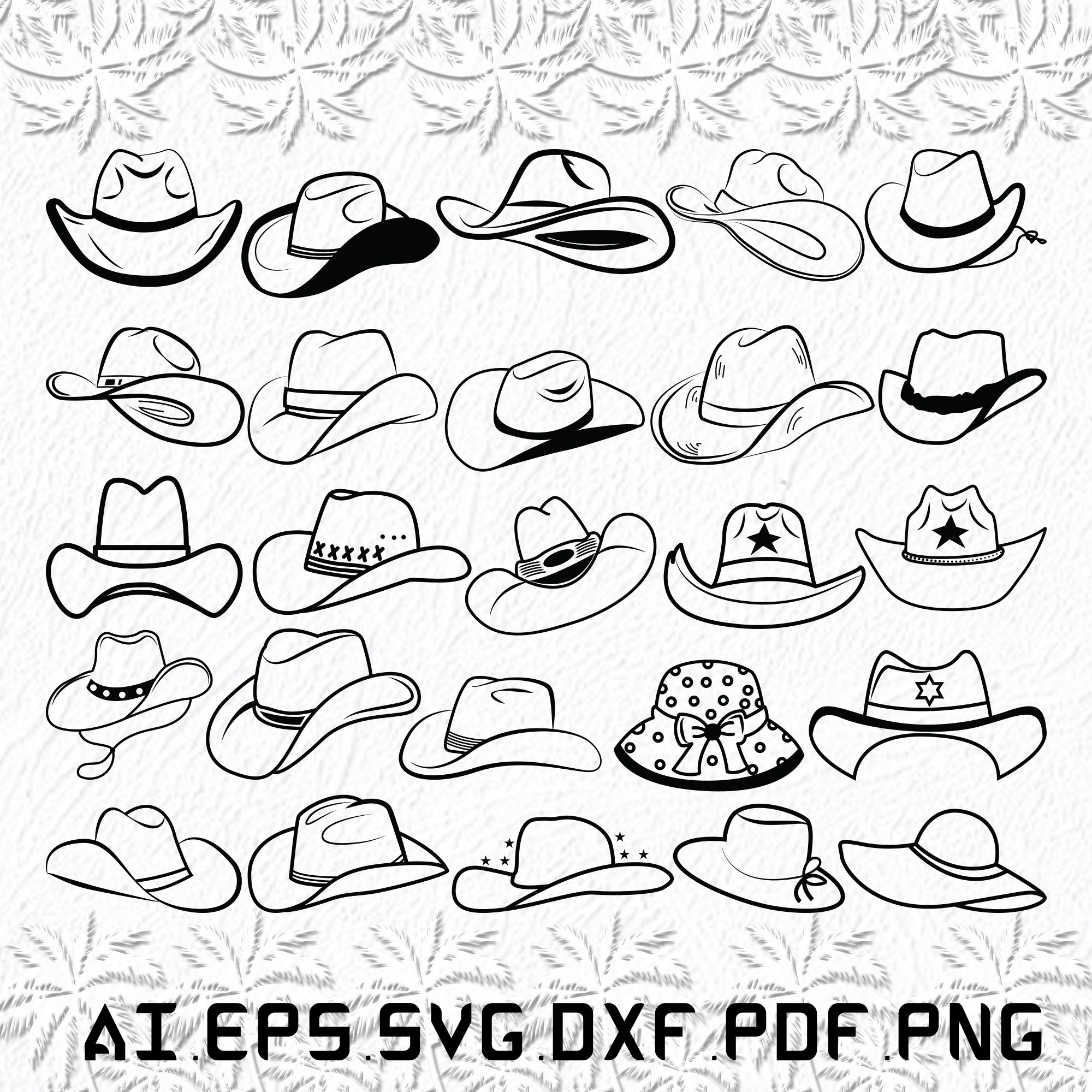 Cowboy Hat Svg, Cowboy Svg, Hat Svg, Animal, Bebop, SVG, Ai, Pdf, Eps ...