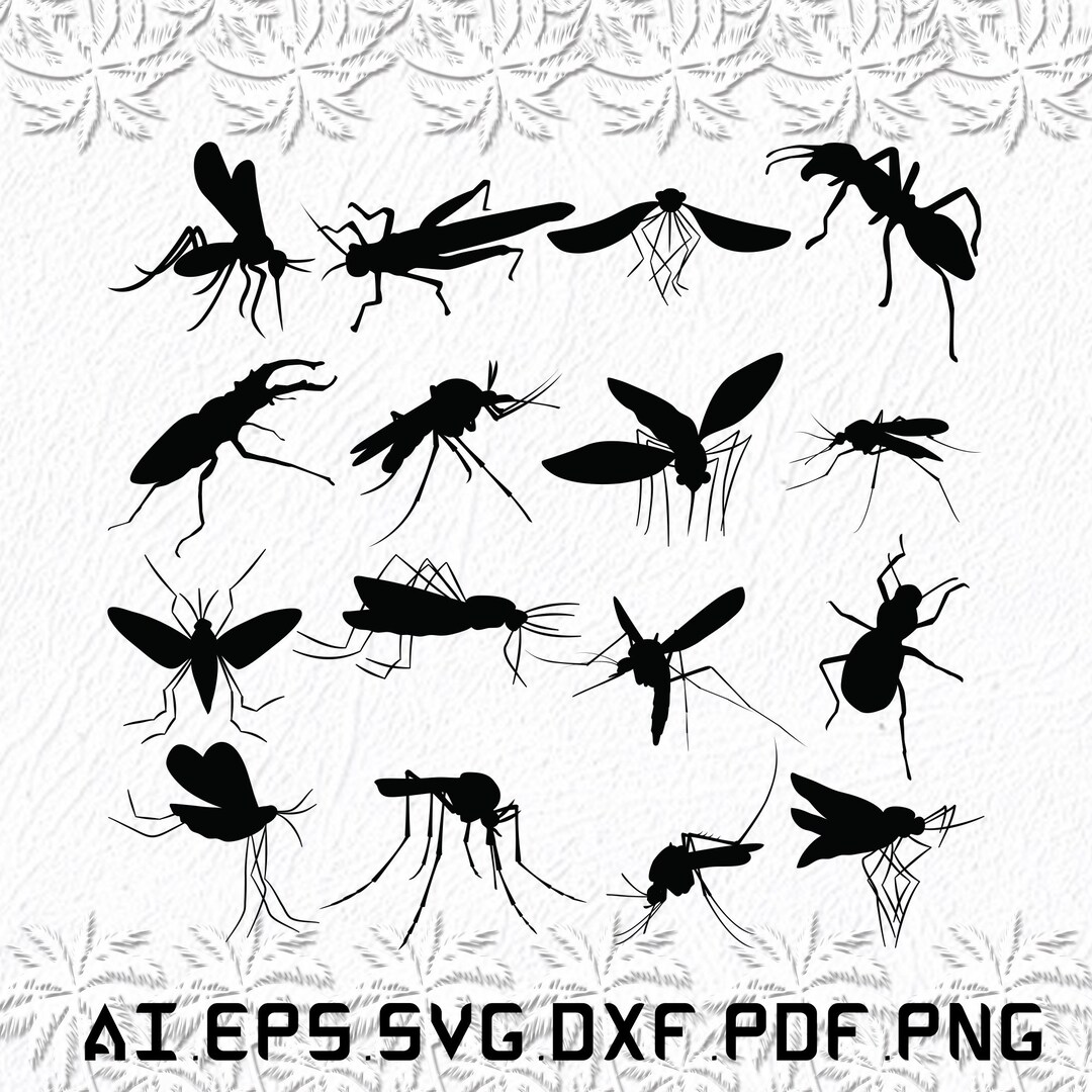 Mosquito Svg, Mosquitos Svg, Blood Svg, Cute, Mosquites, SVG, Ai, Pdf ...