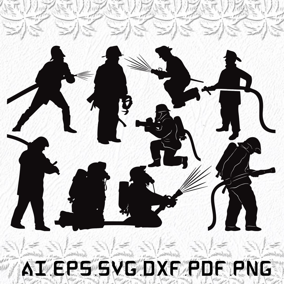 Firefighter Svg, Fireman Svg, Fire Dept Svg, Fire Sarves, Fire, SVG, Ai ...