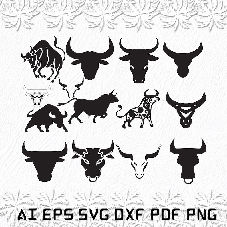 The Bull Symbol Svg, the Bull Symbols Svg, Bull Svg, Bull, Symbol, SVG ...