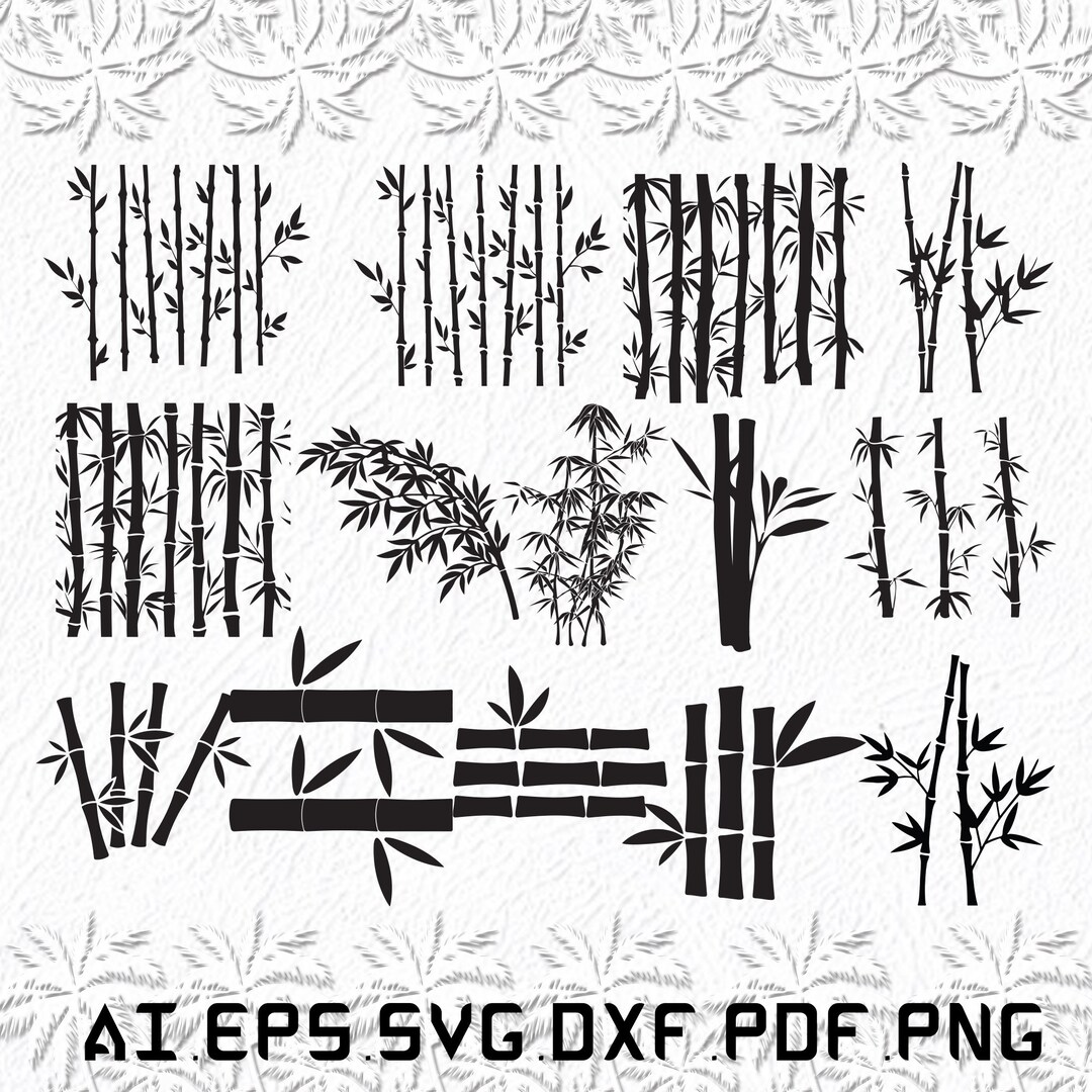Bamboo Svg, Bamboos Svg, Green Svg, Nature, Panda, SVG, Ai, Pdf, Eps ...