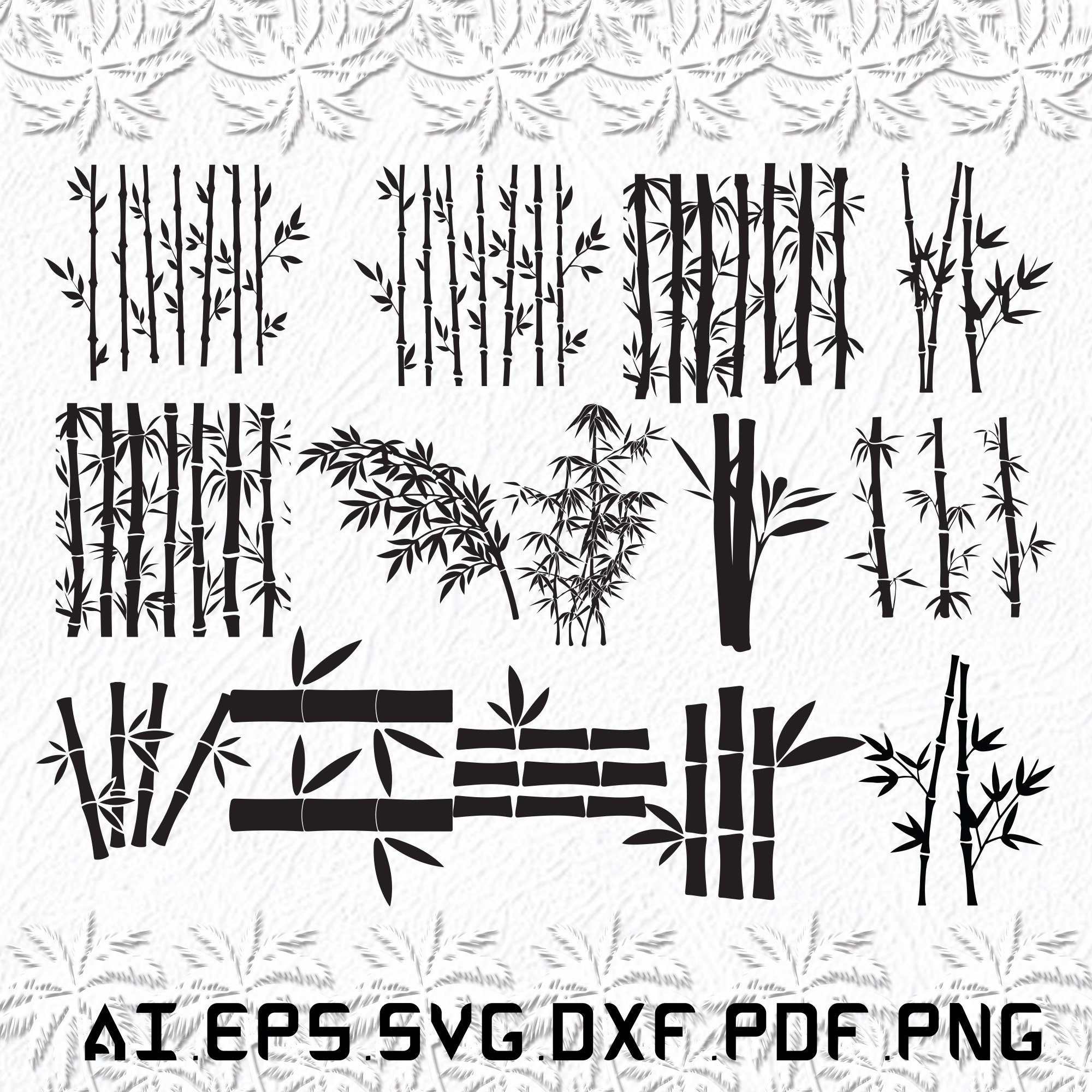 Bamboo Svg Bamboos Svg Green Svg Nature Panda SVG Ai - Etsy Australia