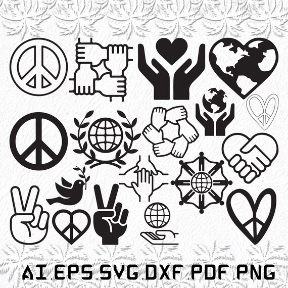 Peace Sign Svg Peace Signs Svg Peace Svg Signs Peace SVG - Etsy