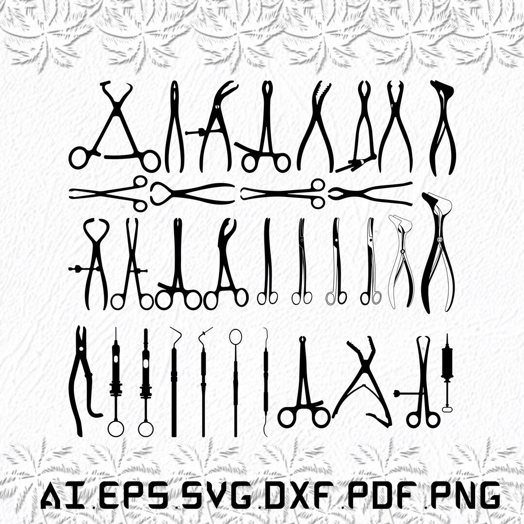 Bone Holder Forceps Svg, Bone Holder Svg, Bone Svg, Bone Holder ...