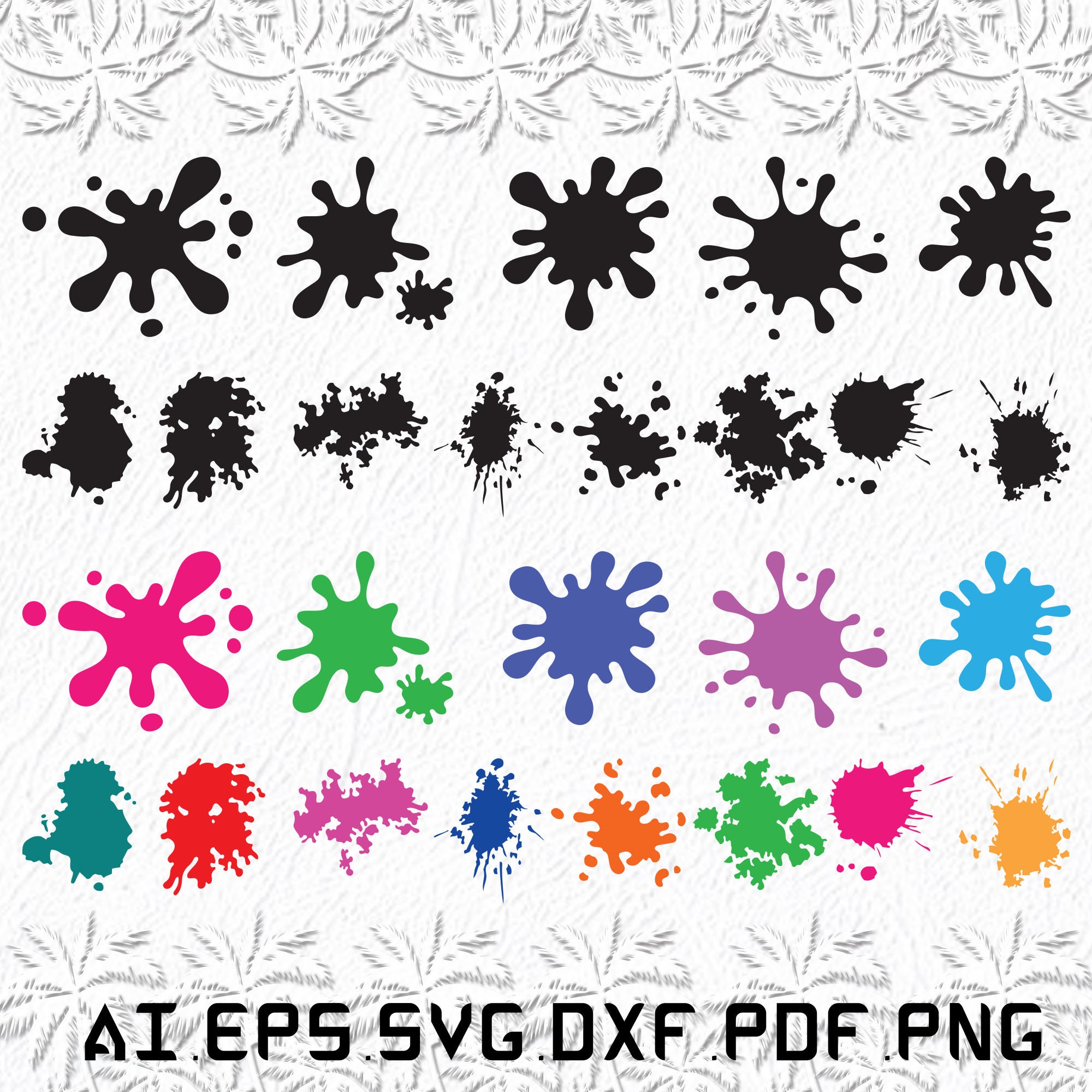 Paint Splatter Svg Paint Svg Art Svg Painting Painter - Etsy