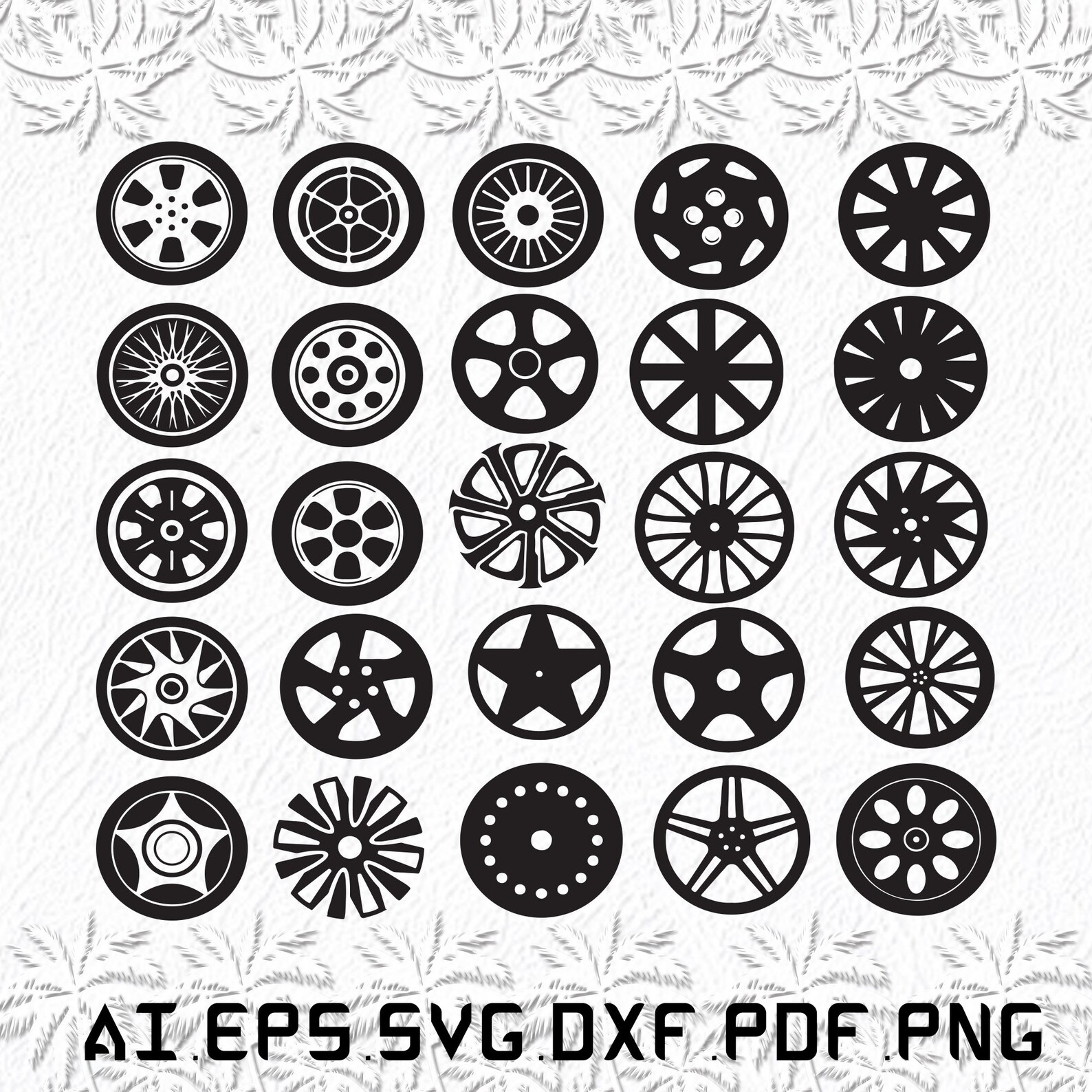 Wheel Hubcap Svg, Wheel Svg, Hubcap Svg, Car, Wheels, SVG, Ai, Pdf, Eps ...
