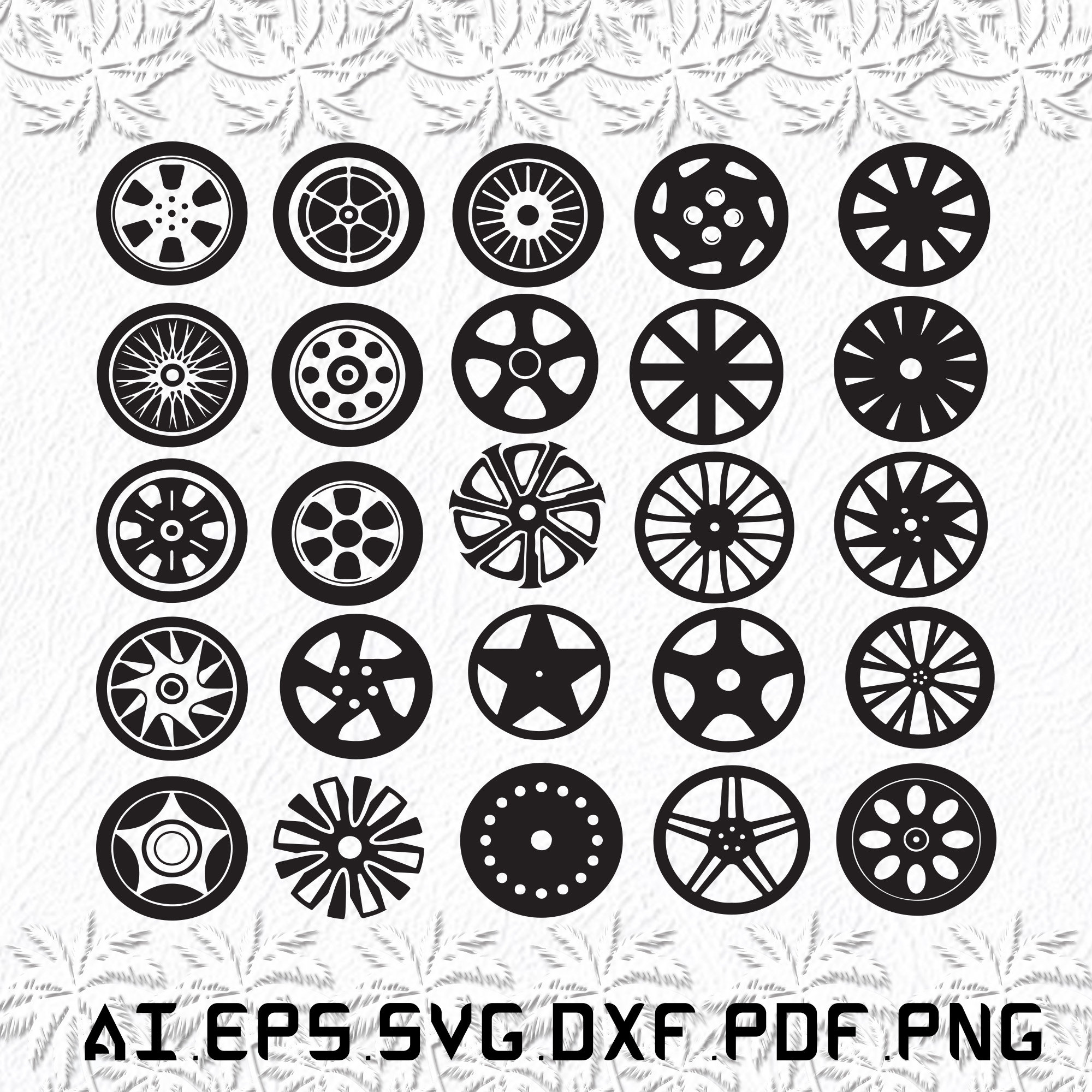 Wheel Hubcap Svg, Wheel Svg, Hubcap Svg, Car, Wheels, SVG, Ai, Pdf, Eps ...