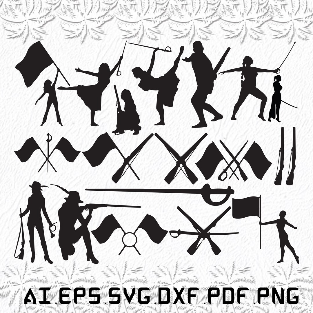 Color Guard Svg, Color Svg, Guard Svg, Flag, Girls, SVG, Ai, Pdf, Eps ...