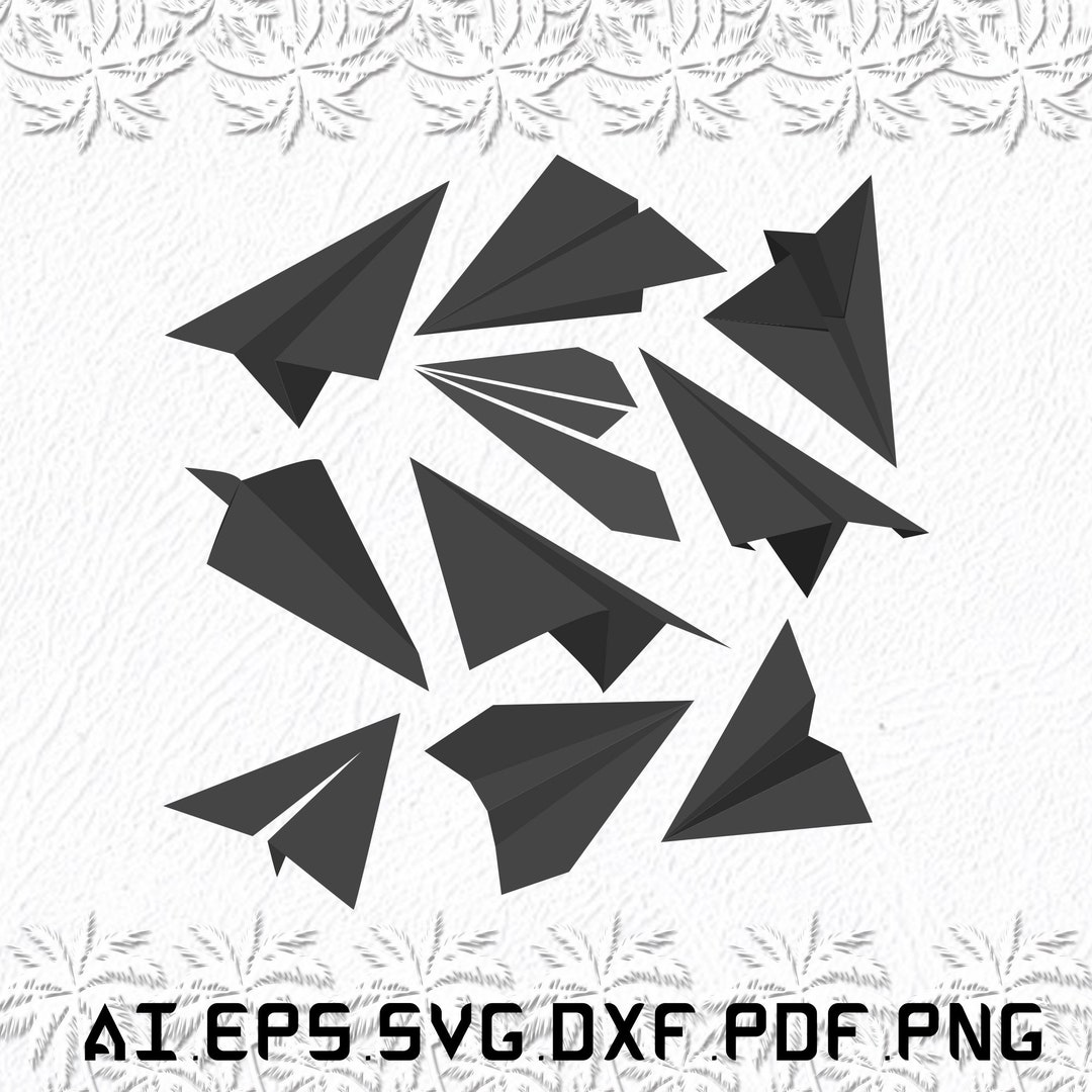Paper Airplane Svg, Paper Airplanes Svg, Air Svg, Paper, Airplane, SVG ...