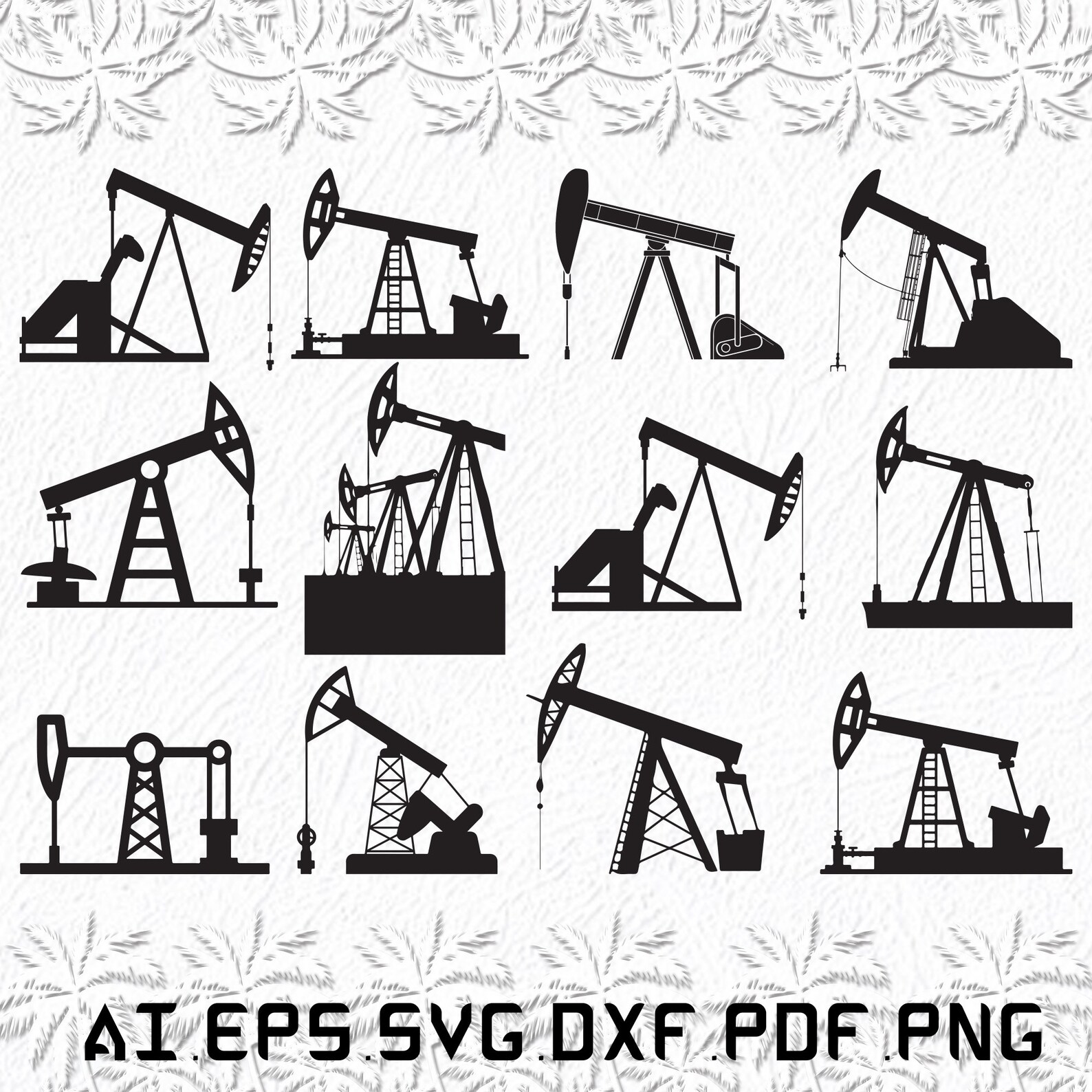 Pump Jack Svg, Pump Jacks Svg, Pump Svg, Jacks, Jack, SVG, Ai, Pdf, Eps ...
