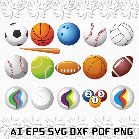 Balls Svg Ball Svg Anime Svg Sport Sport Lover SVG Ai - Etsy