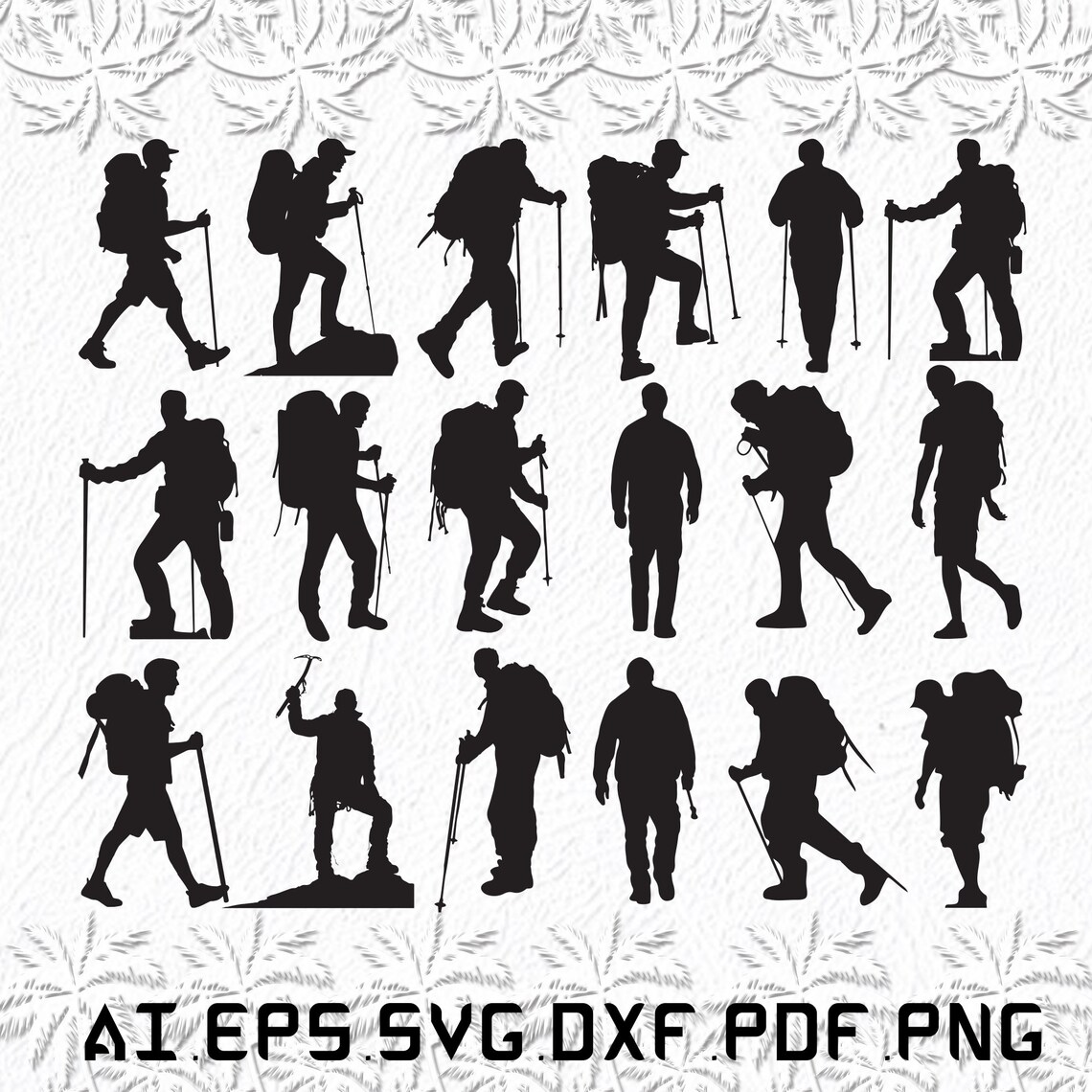 Male Hiker Svg Male Hikers Svg Male Svg Hiker Boys SVG - Etsy