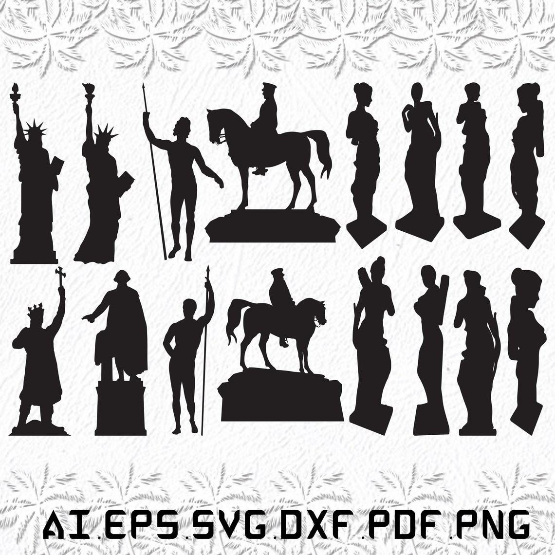 Statue Svg Statues Svg City Svg Greek Nature SVG Ai - Etsy