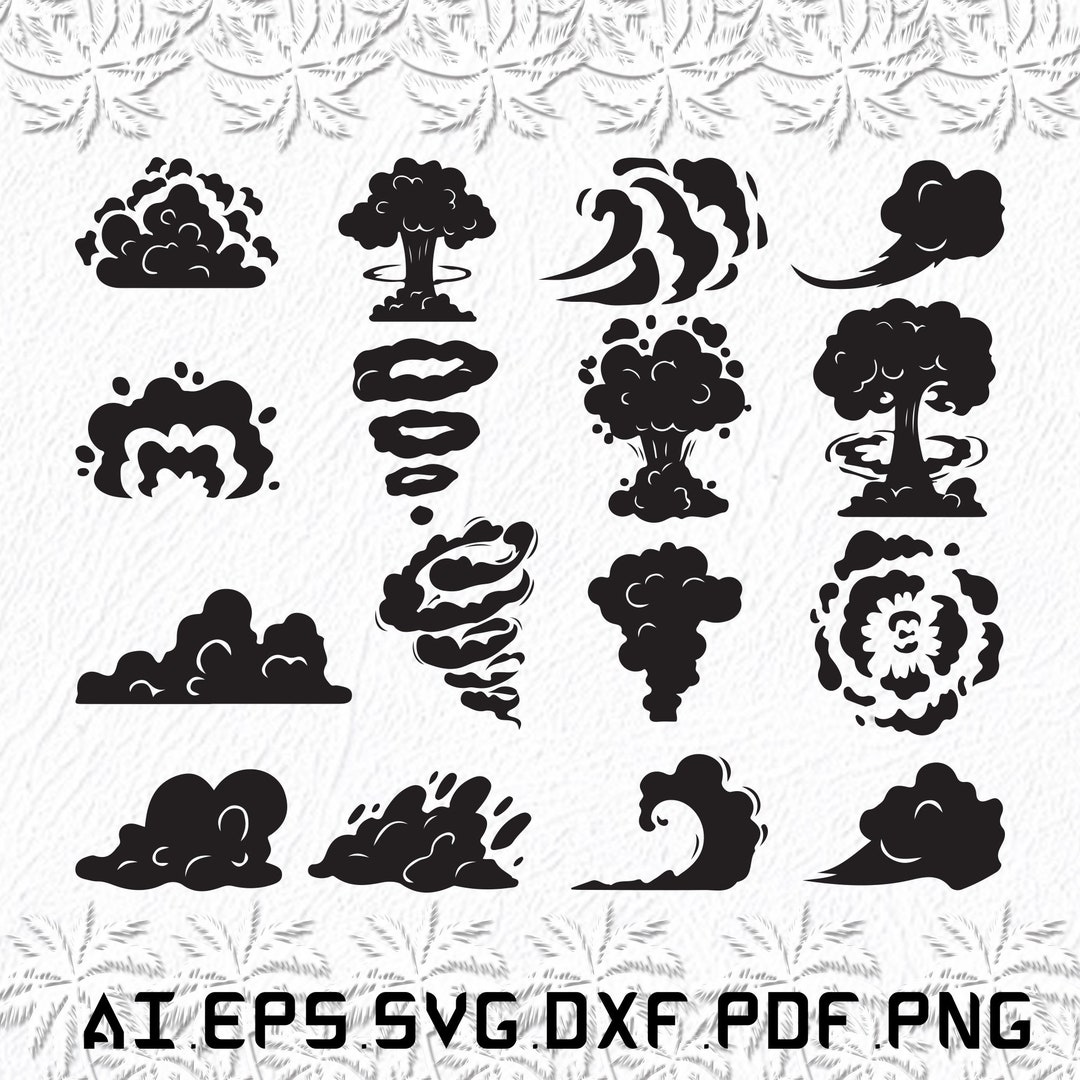 Explosion Svg, Explosions Svg, Anime Svg, Manga, Mogla, SVG, Ai, Pdf ...