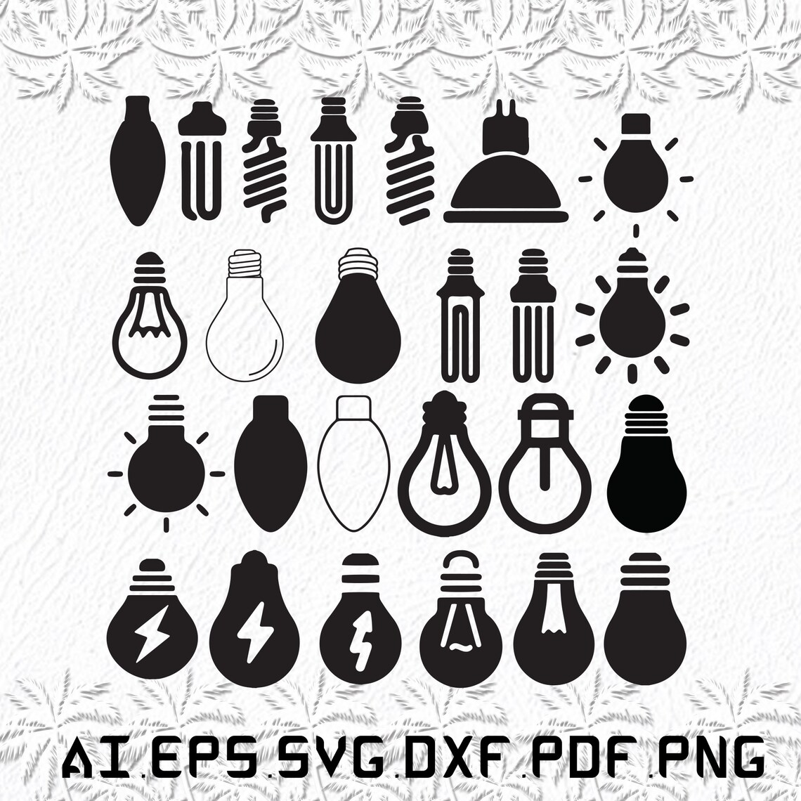 Light Bulb Svg Light Bulbs Svg Light Svg Bulb Yellow SVG - Etsy