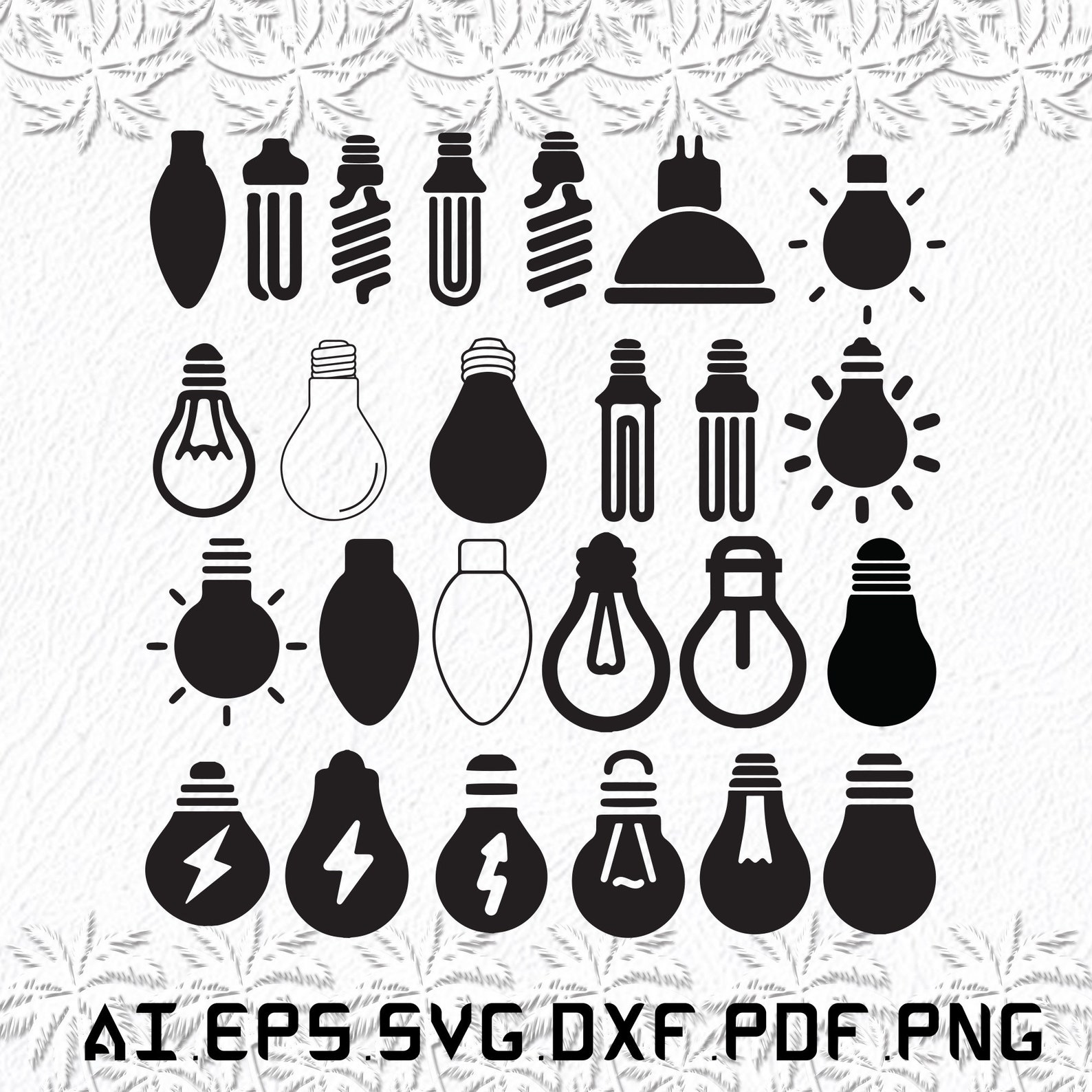 Light Bulb Svg Light Bulbs Svg Light Svg Bulb Yellow SVG - Etsy