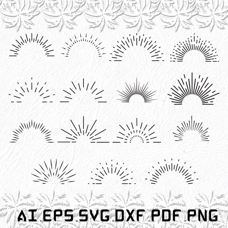 Sunburst Svg Sunbursts Svg Sun Burst Svg Anime Fantasy - Etsy