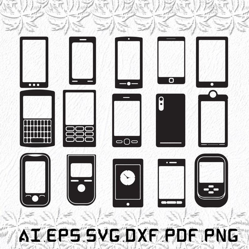 Cell Phone Svg Cell Phones Svg Cell Svg Phone Phones SVG - Etsy
