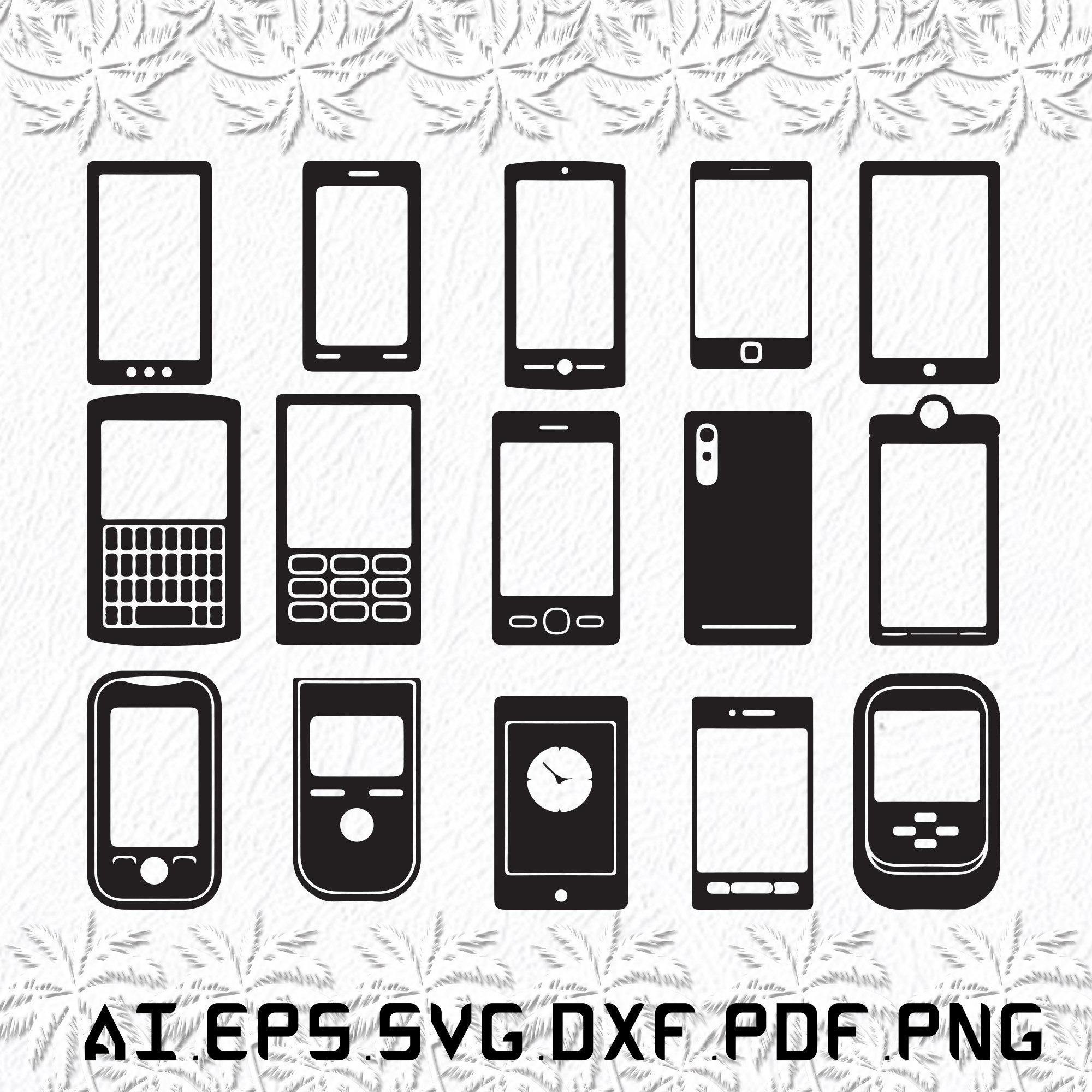 Cell Phone Svg, Cell Phones Svg, Cell Svg, Phone, Phones, SVG, Ai, Pdf ...