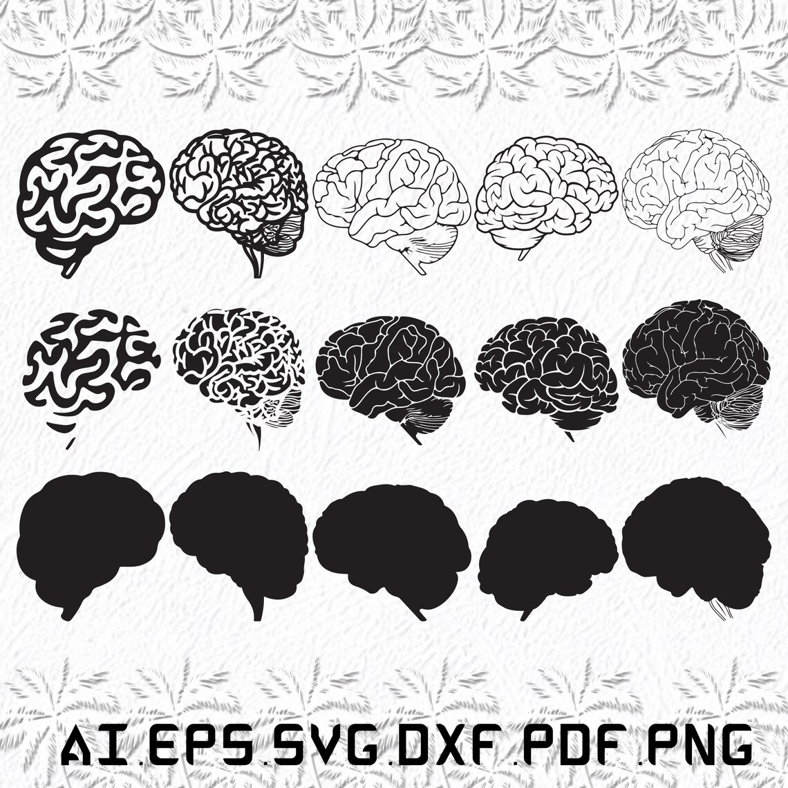 Human Brain Svg, Human Svg, Human Brains Svg, Brain, Man, SVG, Ai, Pdf ...