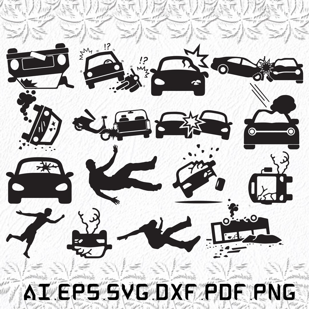 Car Accident Svg, Car Accidents Svg, Car Svg, Accidents, Cars, SVG, Ai ...