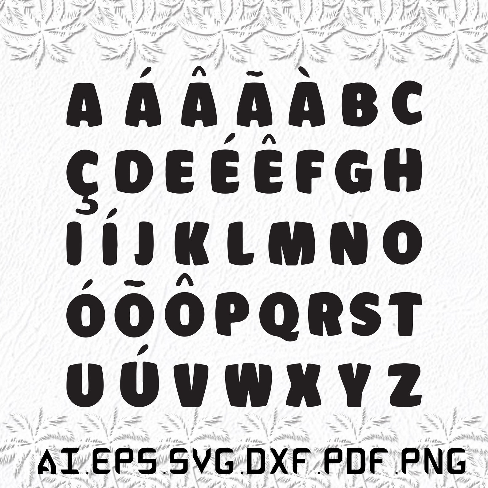 Portuguese Alphabet Svg, Portuguese Alphabets Svg, Portuguese Svg ...