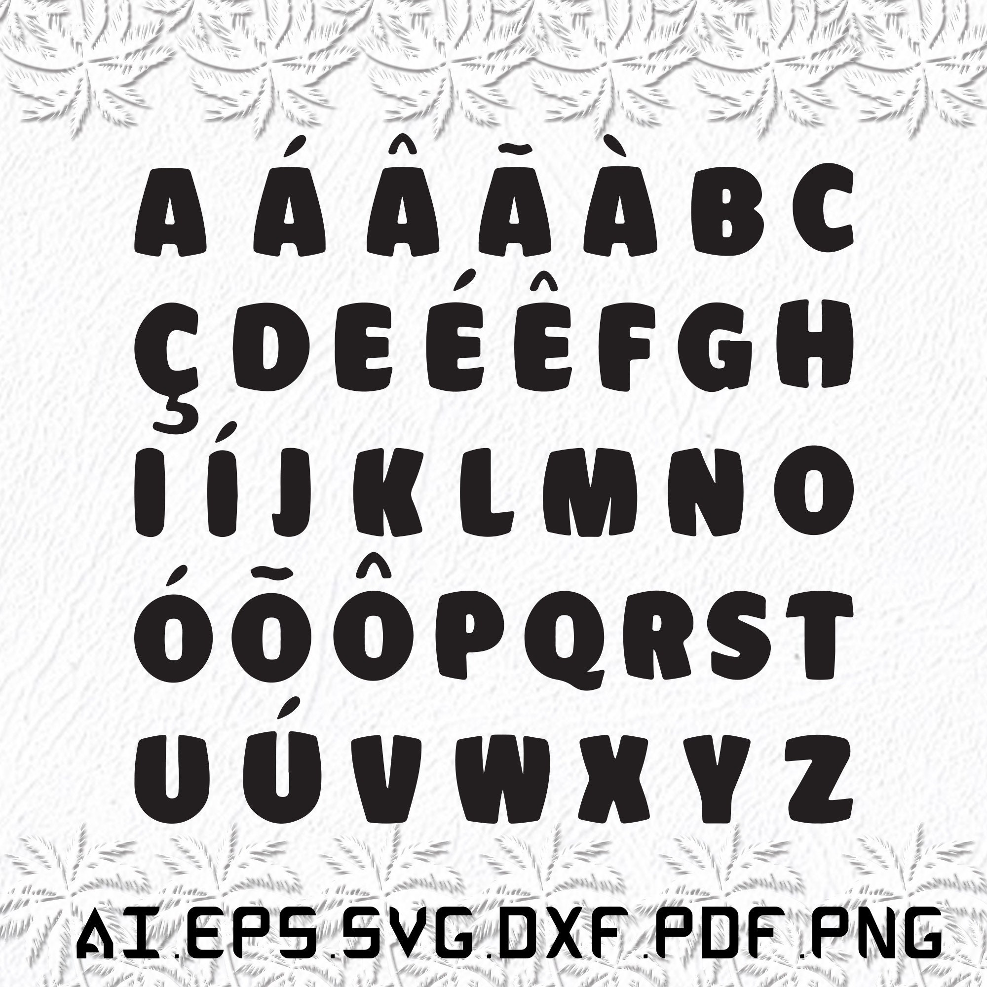 Portuguese Alphabet Svg, Portuguese Alphabets Svg, Portuguese Svg ...
