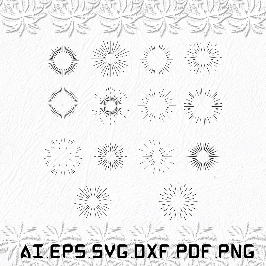 Sunburst Svg, Sunbursts Svg, Sun Burst Svg, Anime, Fantasy, SVG, Ai ...