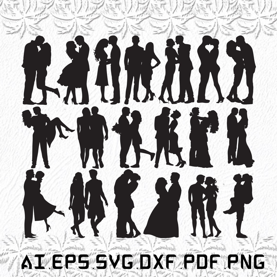 Couple Svg Couples Svg Romantic Svg Romance Happy SVG | Etsy