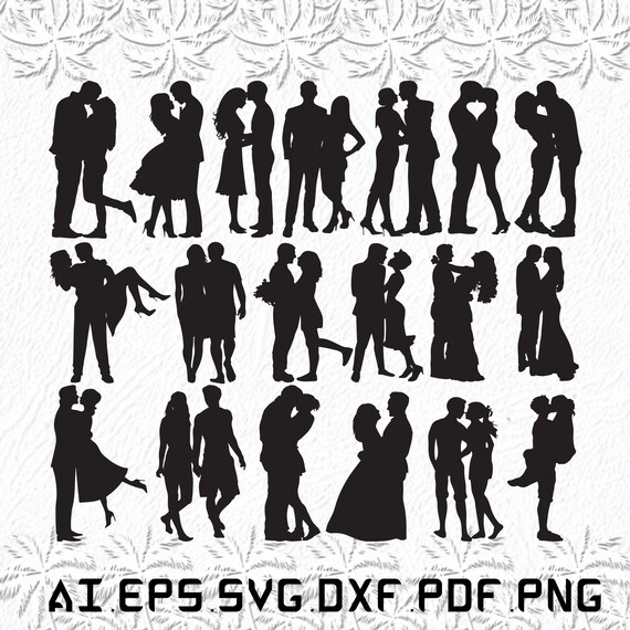 Couple Svg Couples Svg Romantic Svg Romance Happy SVG | Etsy