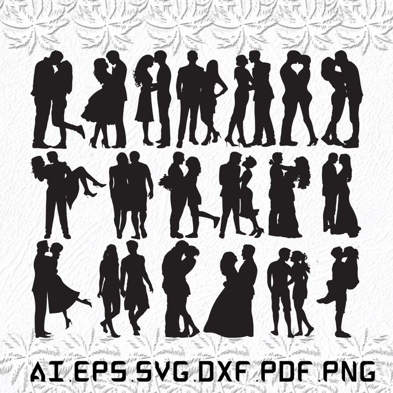 Couple Svg Couples Svg Romantic Svg Romance Happy SVG - Etsy