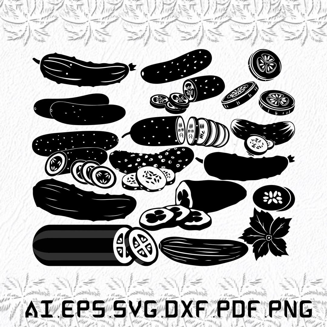 Cucumber Svg, Cucumbers Svg, Eat Svg, Food, Eating, SVG, Ai, Pdf, Eps ...