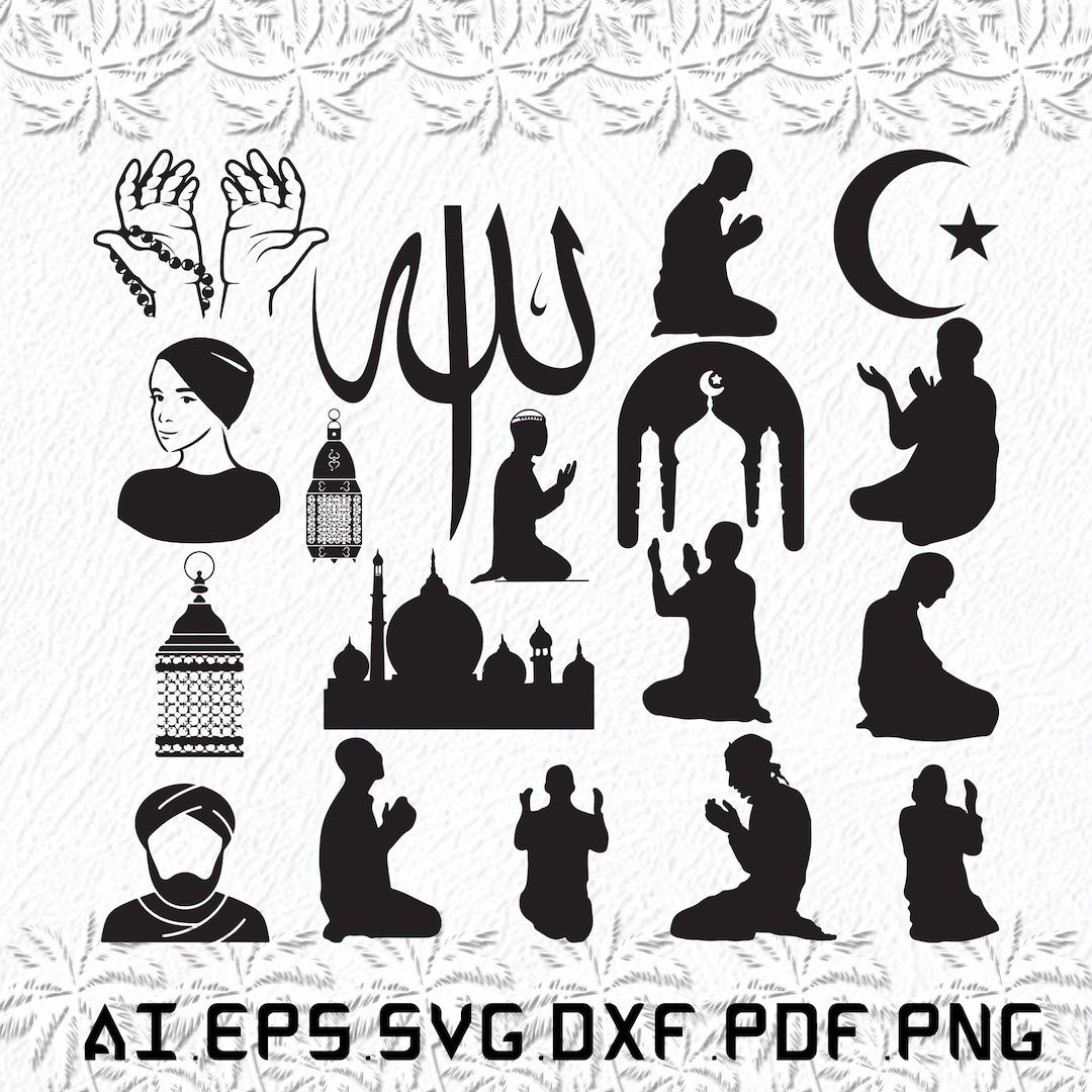 Muslim Religion Svg, Muslim Religions Svg, Muslim Svg, Allah, Religion ...