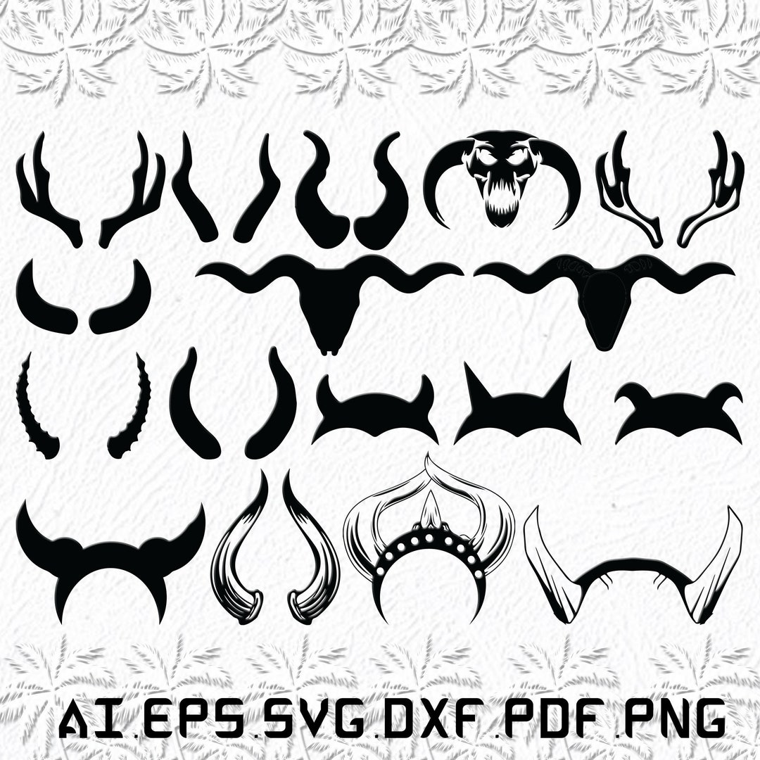 Halloween Svg, Devil Horn Svg, Candy Bag Svg, Horn, Devil, SVG, Ai, Pdf ...