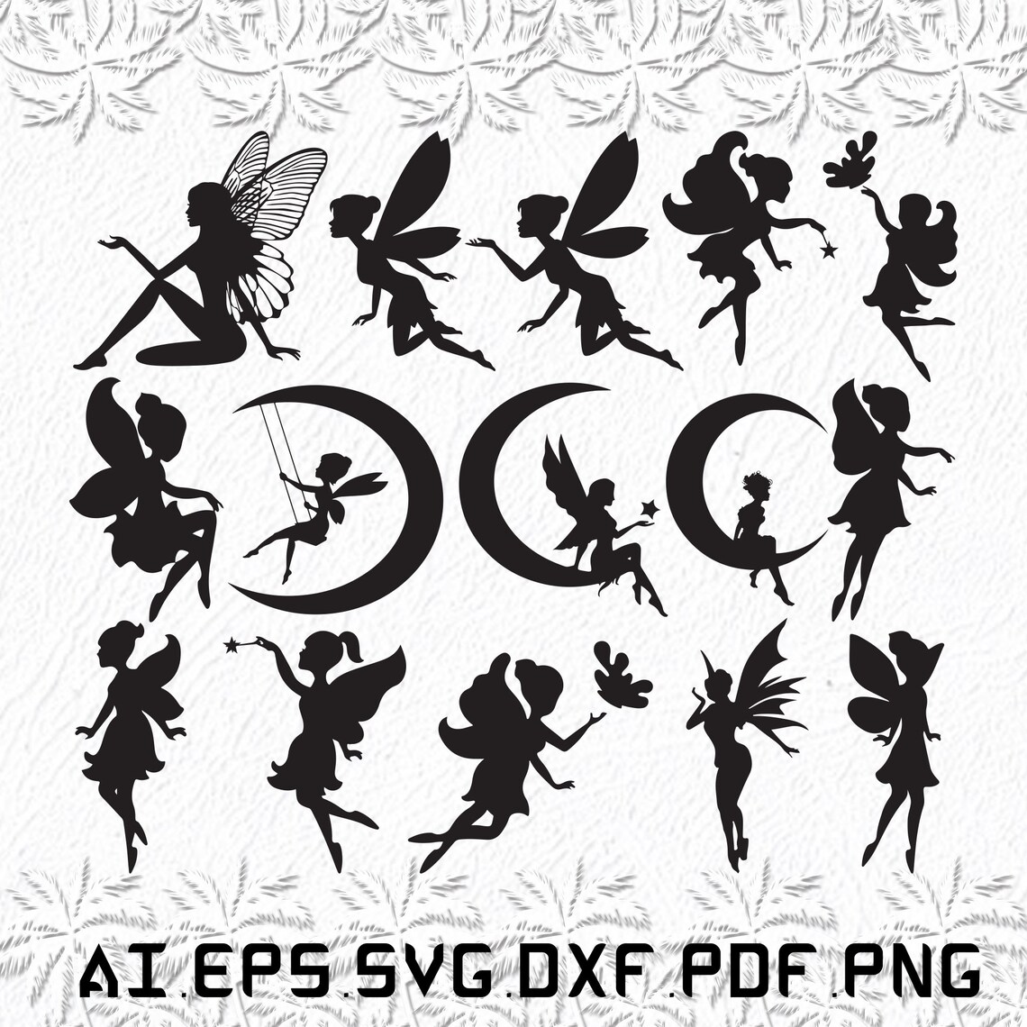 Fairy Svg Fairys Svg Cute Svg Magic Anime SVG Ai Pdf - Etsy