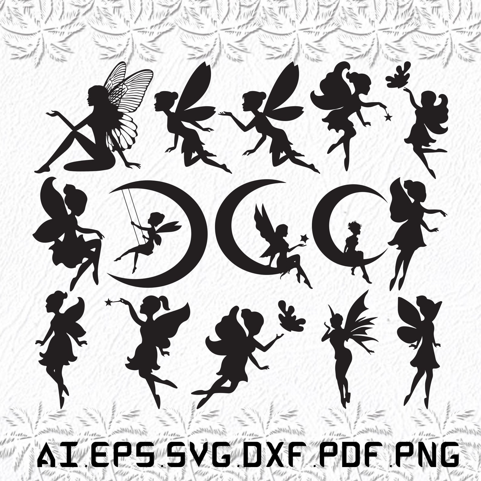 Fairy Svg Fairys Svg Cute Svg Magic Anime SVG Ai Pdf - Etsy