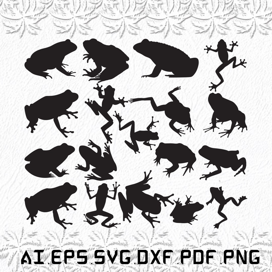 Frog Svg, Frogs Svg, Animal Svg, Green, Water, SVG, Ai, Pdf, Eps, Svg ...