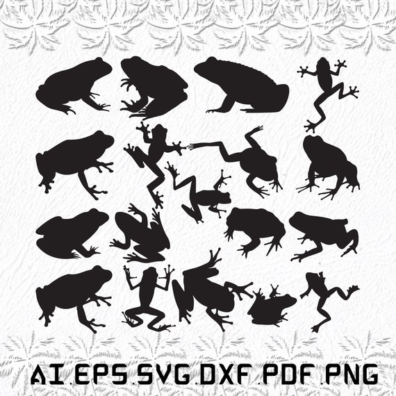 Frog Svg Frogs Svg Animal Svg Green Water SVG Ai Pdf | Etsy