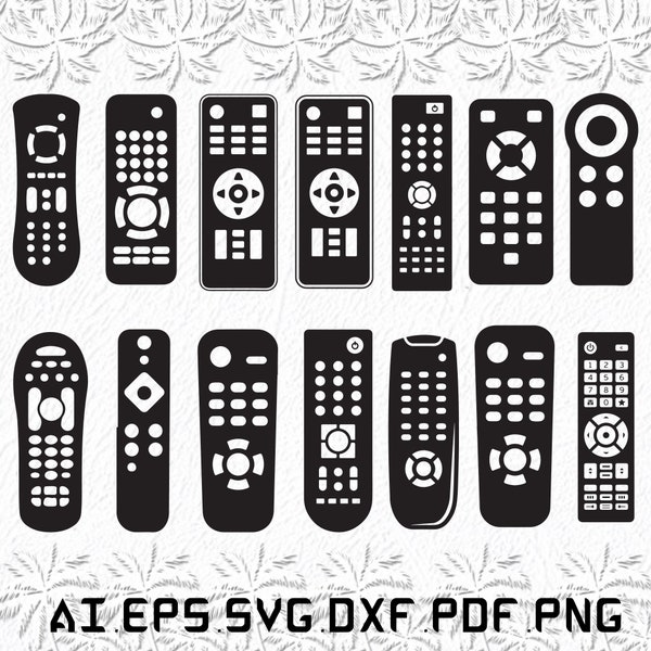 Remote Control Svg - Etsy