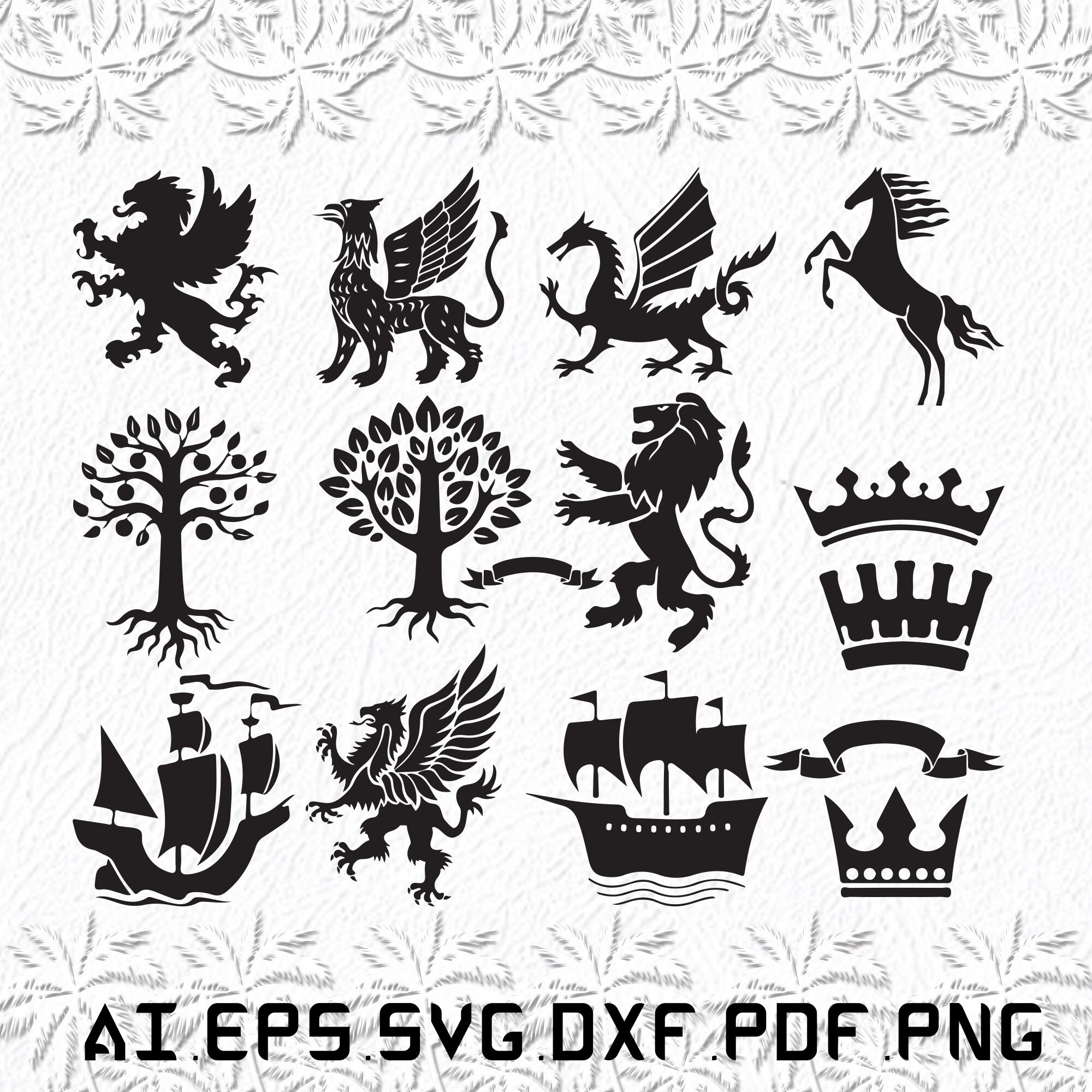 The Griffin Symbol Svg, Griffin Symbol Svg, Griffin, Symbol, SVG, Ai ...