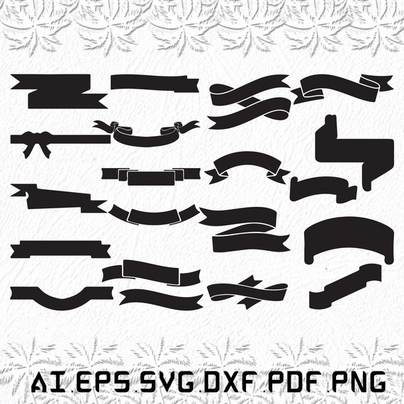Ribbon Banner Svg Ribbon Banners Svg Ribbon Svg Banner - Etsy