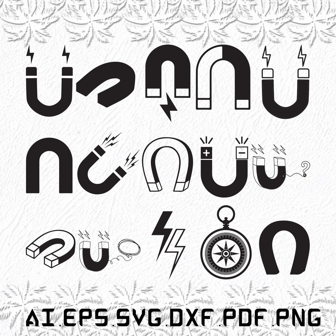 Magnet Svg, Magnets Svg, Love Svg, Power, Hit, SVG, Ai, Pdf, Eps, Svg ...